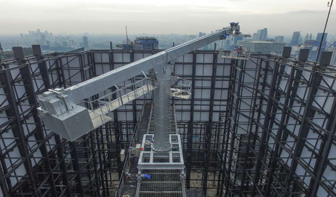 High Quality External Gear Gondola Platform Use Slewing Bearing from ...