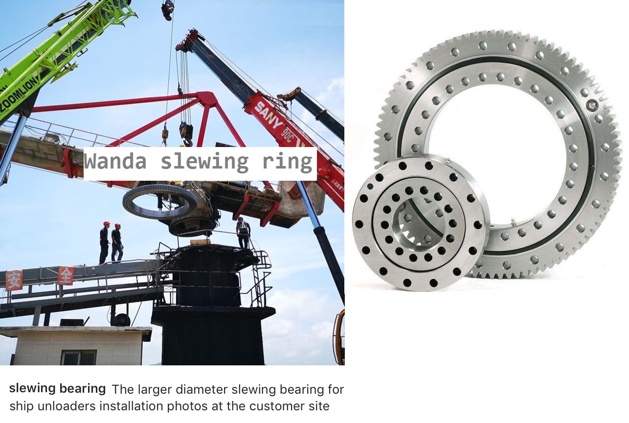 Factory stable supplied various size single row ball four point crane ...